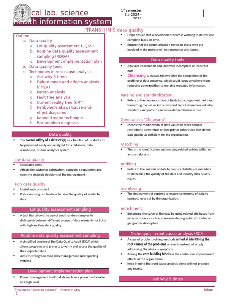 (MIDTERMS) HMIS Data Quality | PDF | Data Quality | Data