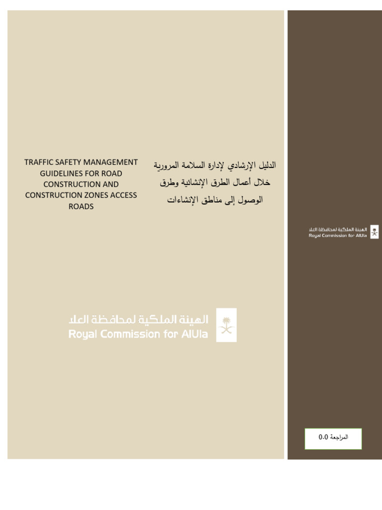 Traffic Safety Management Guidelines for Road Construction and ...