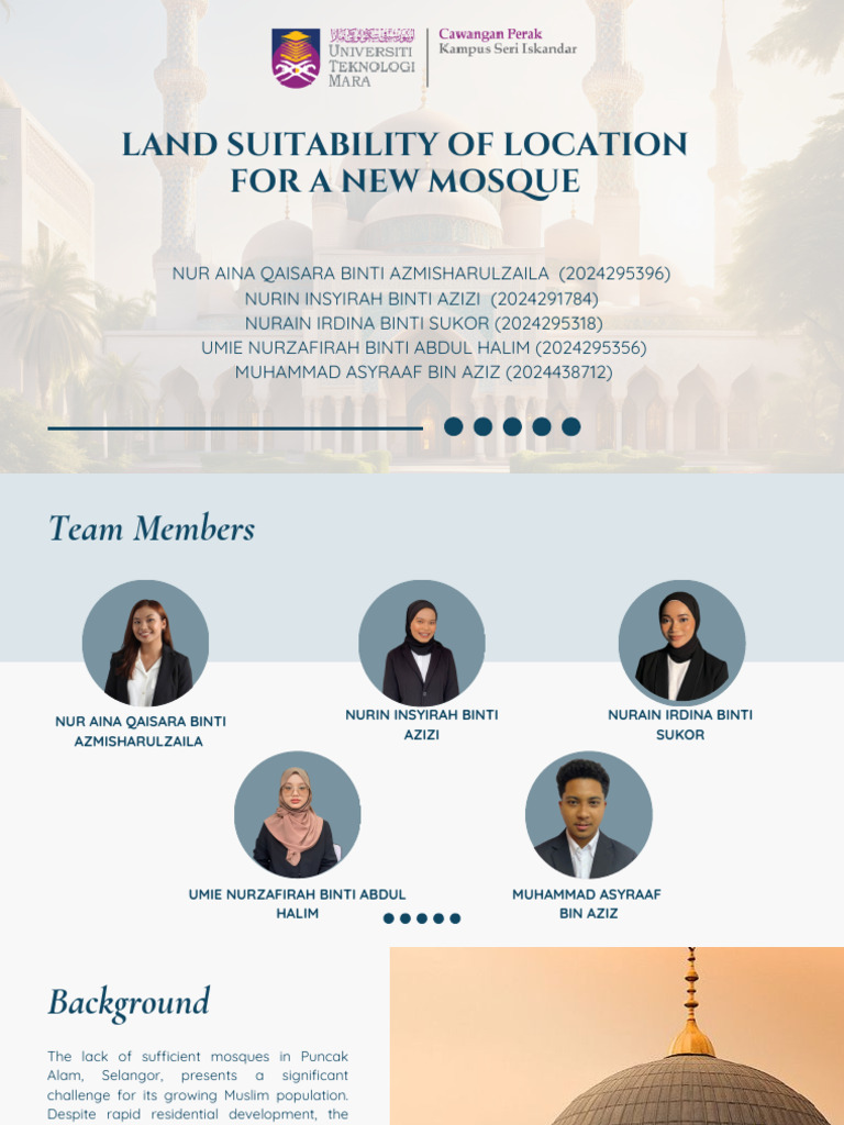 GROUP 3_FINAL PROJECT PROPOSAL | PDF | Mosque | Data