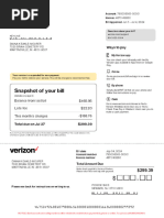 T Mobile Bill Statement PDF | PDF | T Mobile Us | Receipt