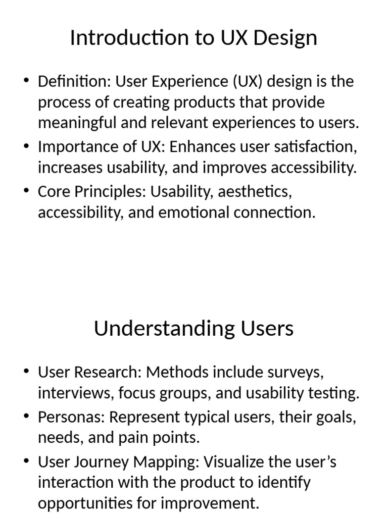 Enhanced UX Training Presentation | PDF