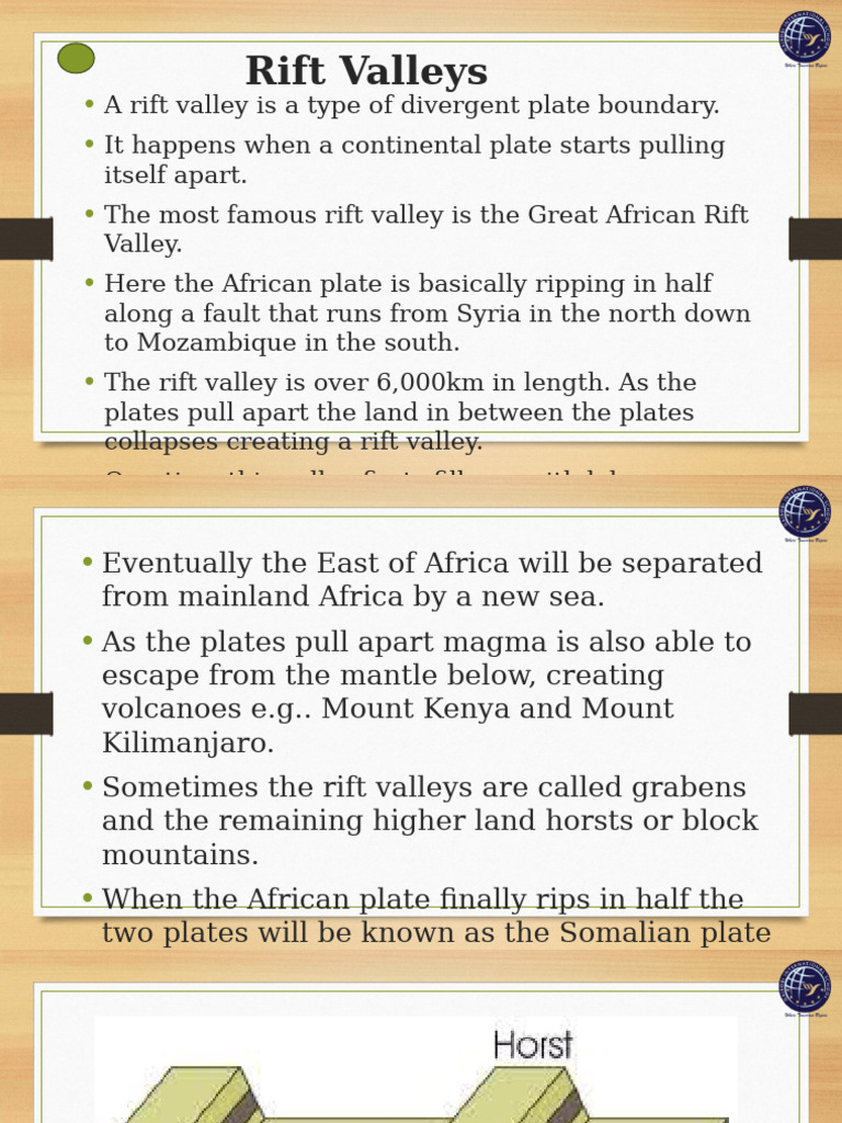 Yr 10 Rift Valleys and Earthquakes | PDF | Earthquakes | Plate Tectonics