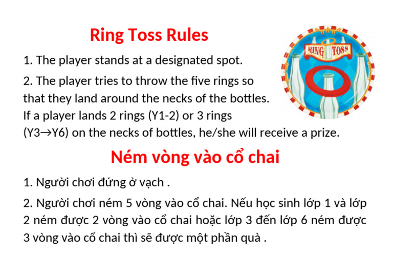 Ring Toss Rules | PDF