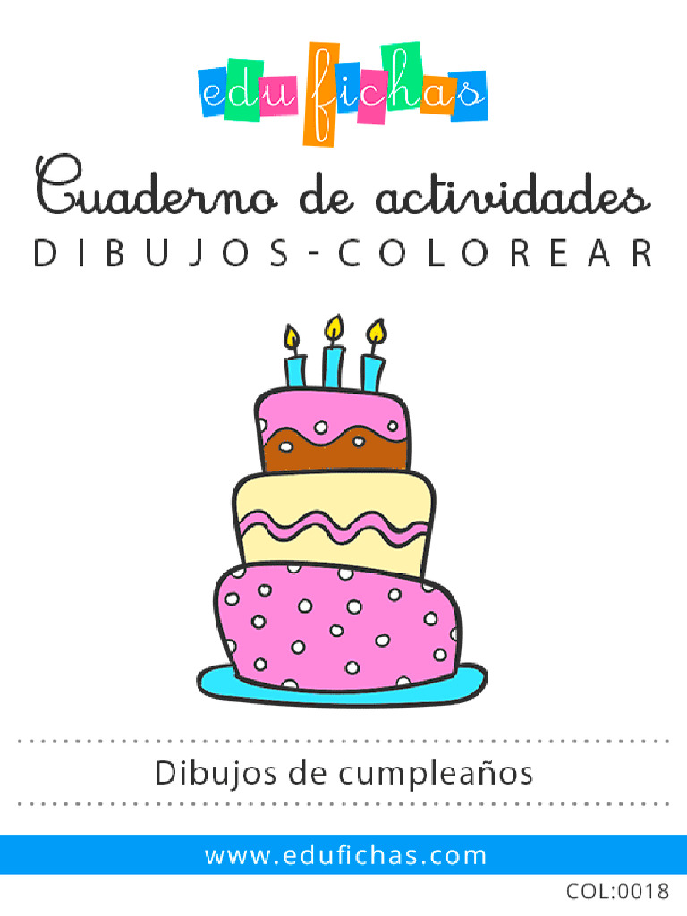 COL0018 Dibujos Cumpleanos Edufichas | PDF