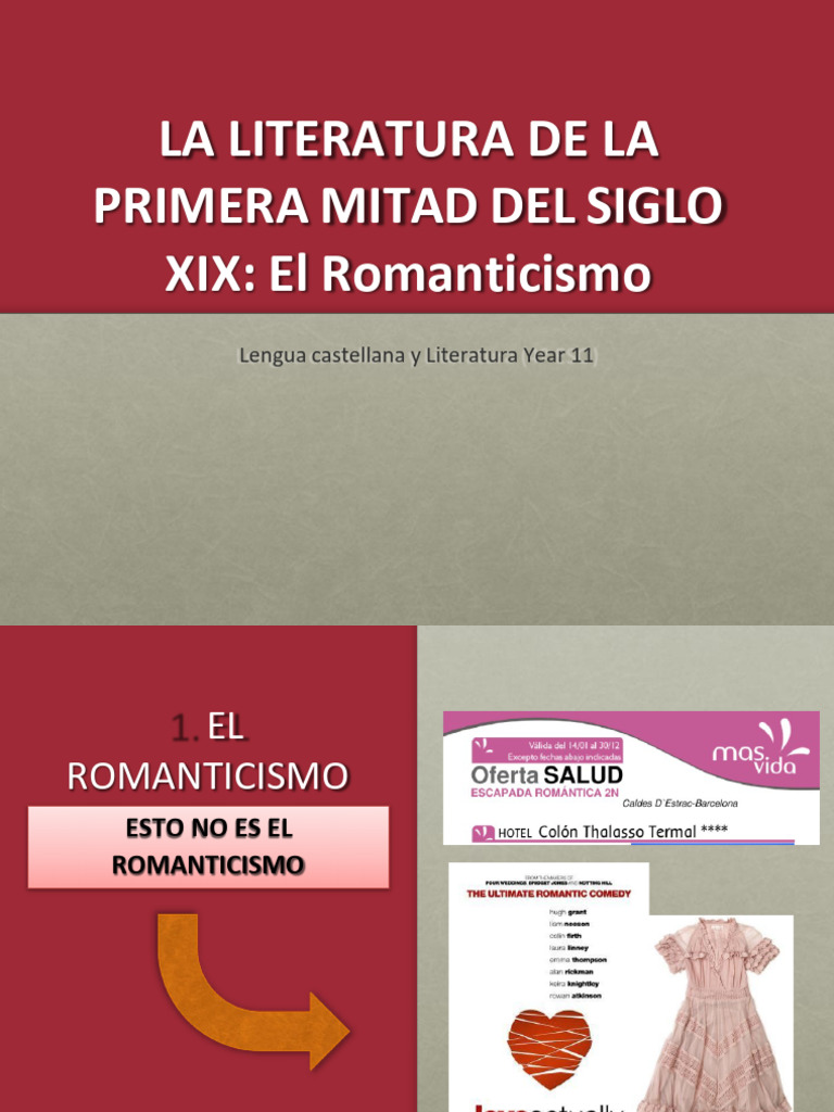 Introducción al Romanticismo Literario | PDF | Romanticismo | Poesía