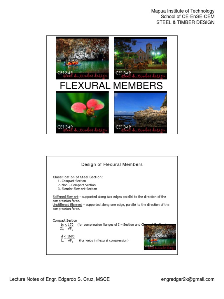 Flexural Members | PDF | Bending | Beam (Structure)