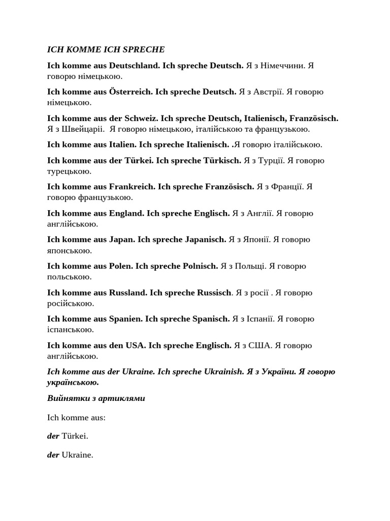 3 Unt Ländern und Sprachen | PDF