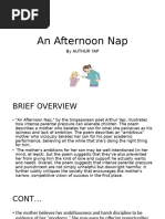 Arthur Yap - An Afternoon Nap | PDF
