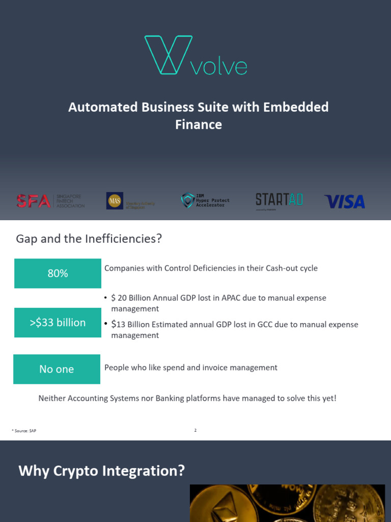 Volve Deck v1.2 | PDF | Payments | Cryptocurrency