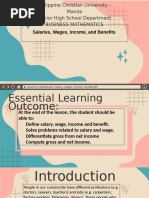 Business Mathematics - Module 11 - Introduction To Salaries Wages ...