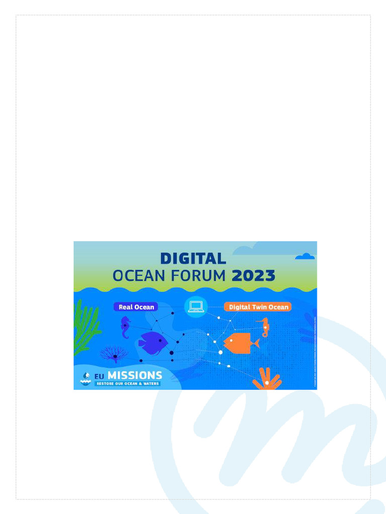 Ec - RTD - Digital Ocean Forum Final Report | PDF | Oceans | European Union