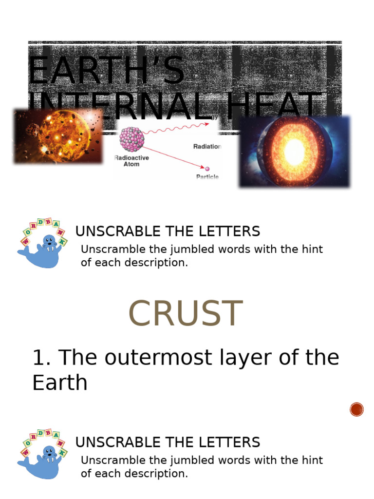 Earth's Internal Heat and Layers Explained | PDF | Earth | Plate Tectonics