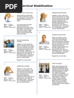 Cervical Isometric Strengthening Guide | PDF