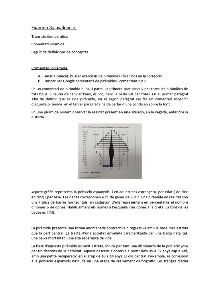 Examen 3av. Piramides | PDF