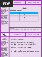Dividing Indices Explained | PDF | Arithmetic | Mathematics