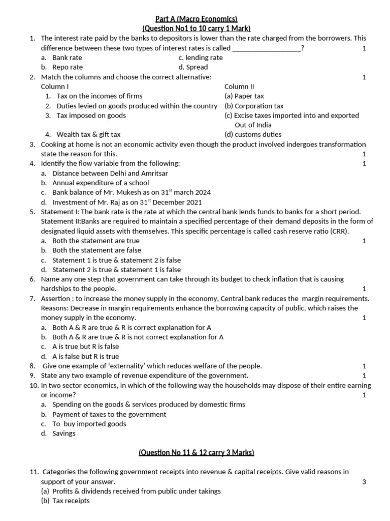 12 Economics | PDF | Taxes | Fiscal Policy