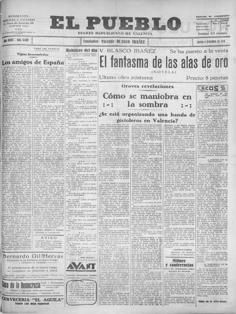 El Pueblo 4 de Diciembre de 1930 | PDF
