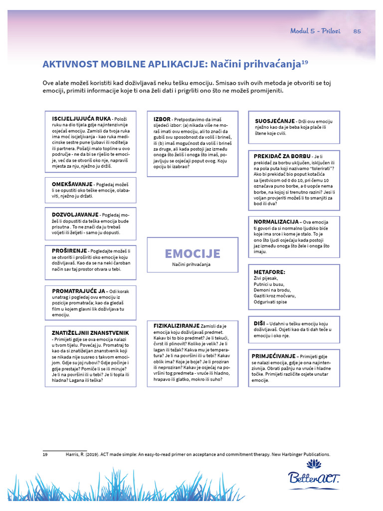 Prihvaćanje Emocija | PDF