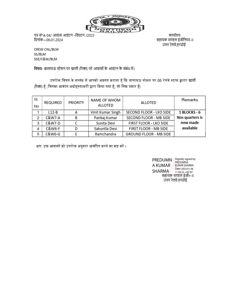 Quarter Allotment BLM | PDF