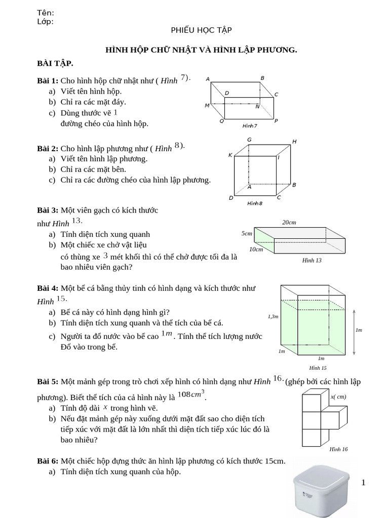 PHT_HÌNH KHỐI | PDF