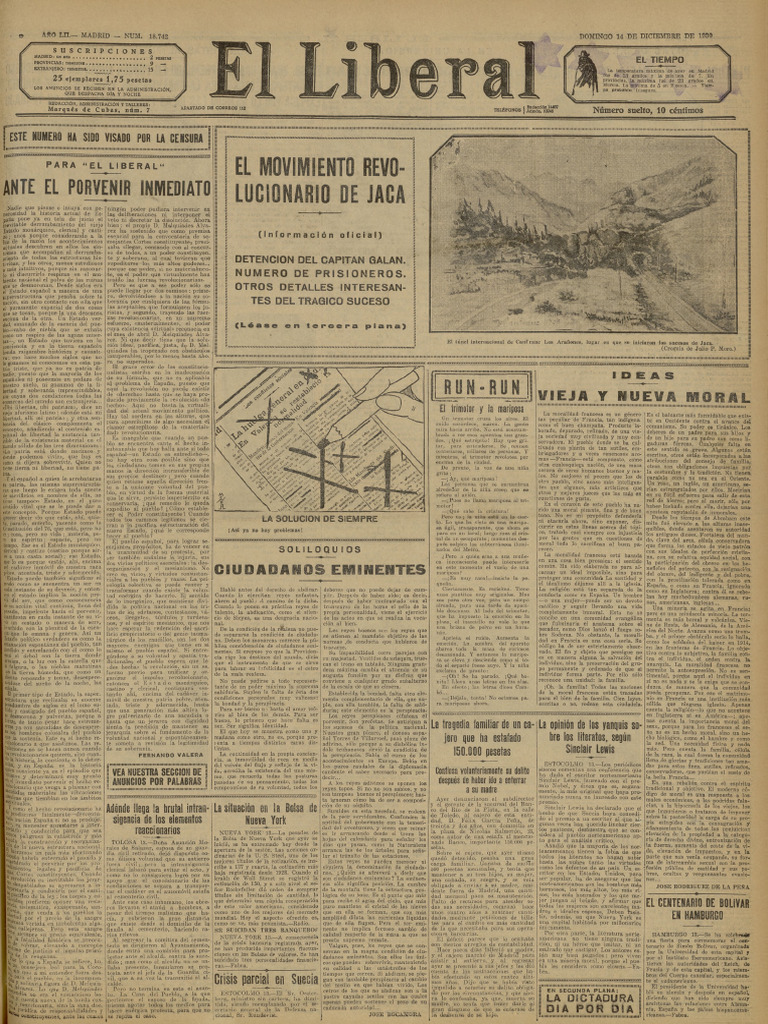 El Liberal (Madrid. 1879) - 14-12-1930 | PDF