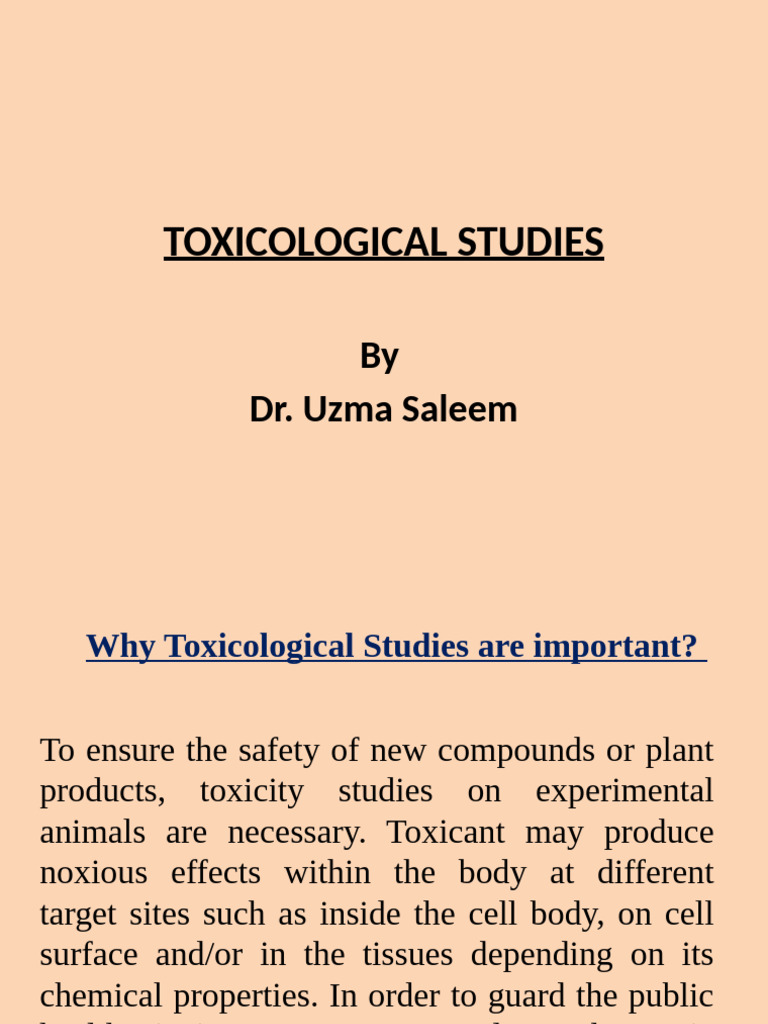 Acute Oral Toxicity Testing Guidelines | PDF | Toxicity | Toxicology