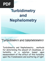 Nephelometry vs. Turbidimetry Explained | PDF | Light | Scattering