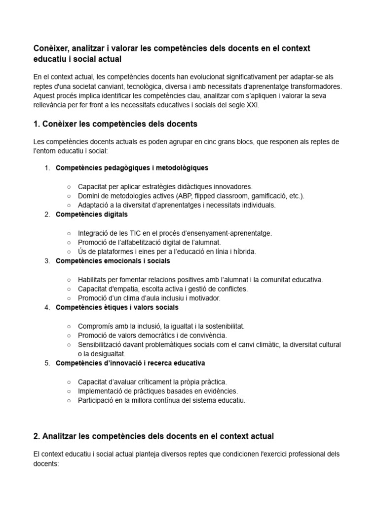 Objectius Apartat 2, Bloc 2 | PDF