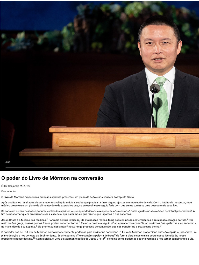 Poder Do Livro de Mórmon | PDF | A Igreja de Jesus Cristo dos Santos dos Últimos Dias | Livro ...