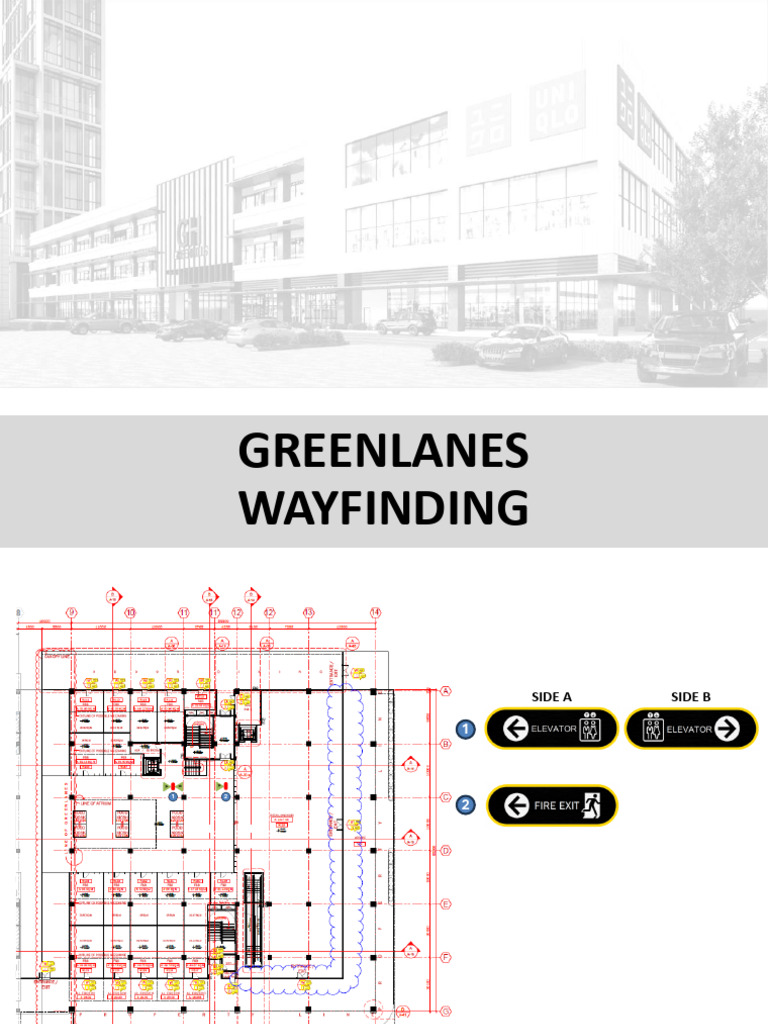 Wayfindings Plan & Details | PDF