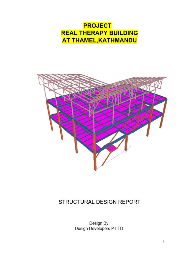 Real Therapy Structure Analysis | PDF | Beam (Structure) | Truss