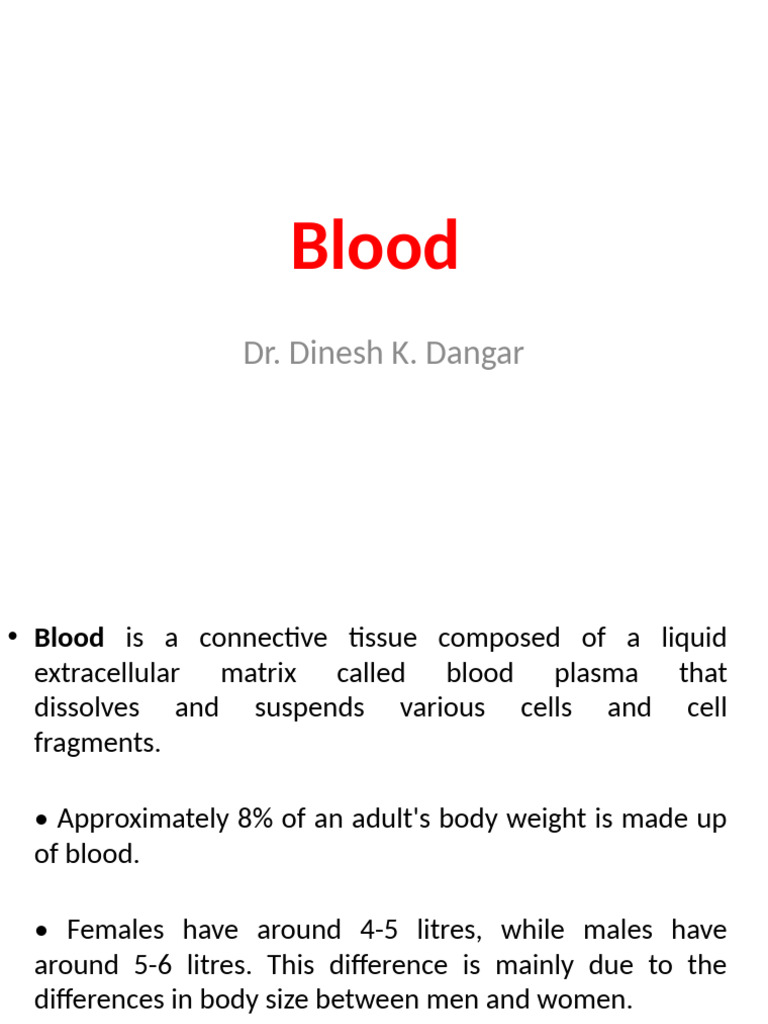 Blood | PDF | Blood Type | Granulocyte