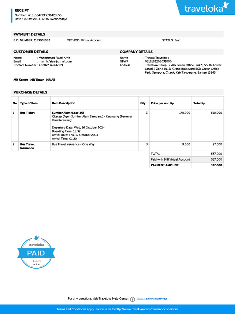 receipt (1) | PDF | Service Industries