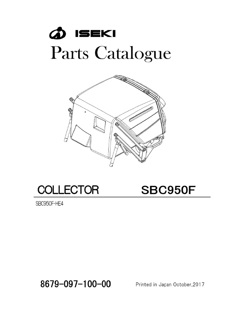 SBC950F Parts Catalogue Guide | PDF | Screw | Washer (Hardware)
