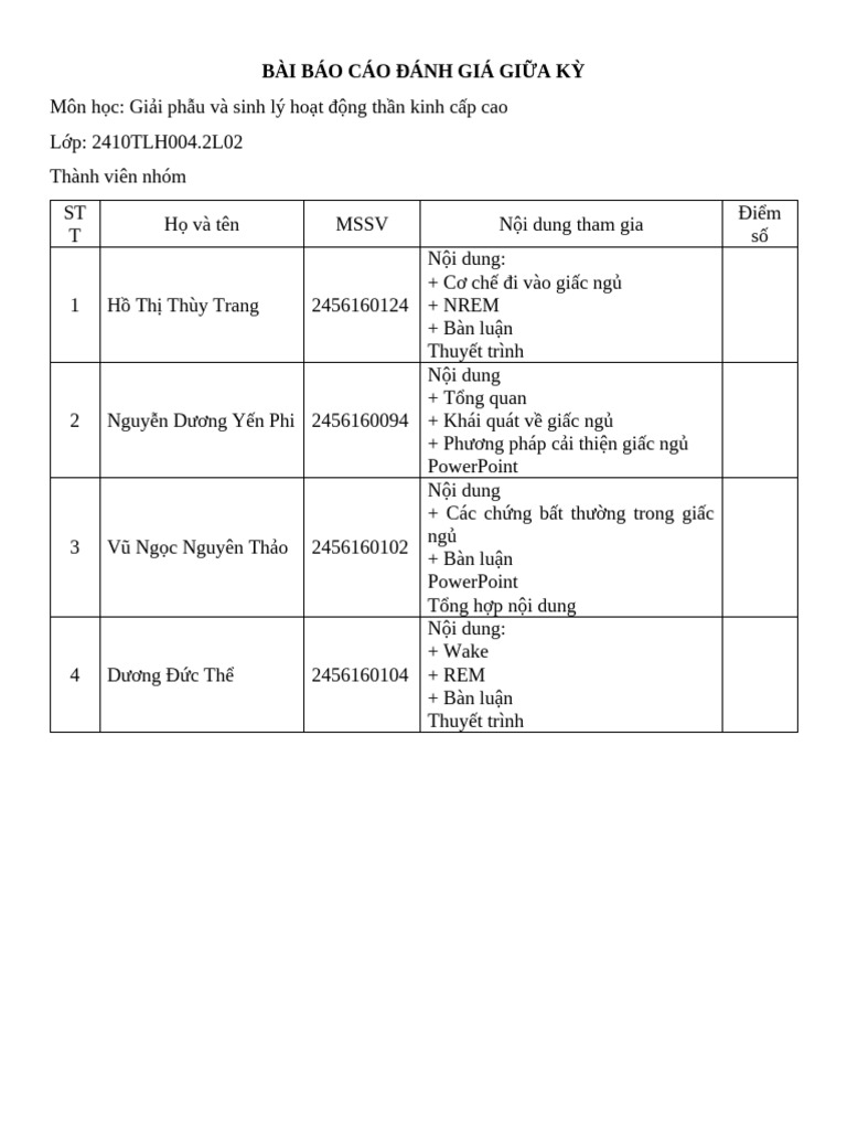 Bài Báo Cáo Đánh Giá Gi A K | PDF