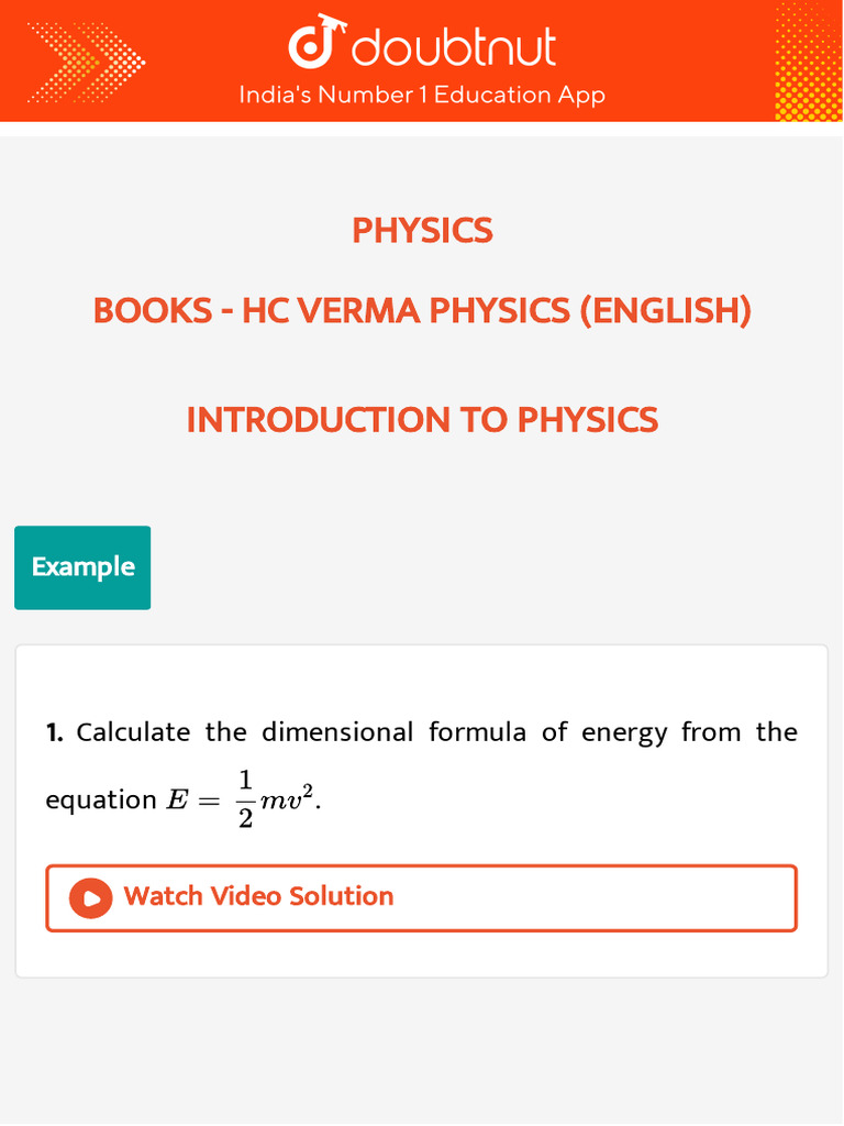 523 Books Doubtnut Question Bank | PDF | Force | Physics
