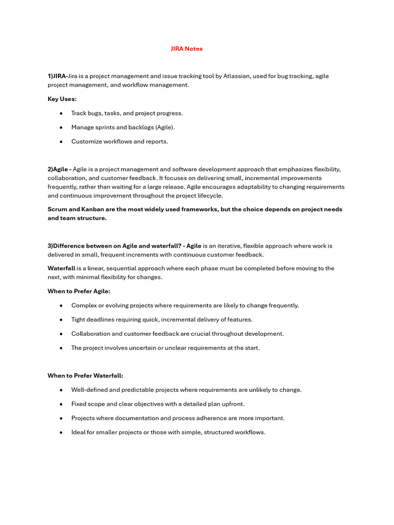 Jira Basic Terms | PDF | Software Testing | Scrum (Software Development)