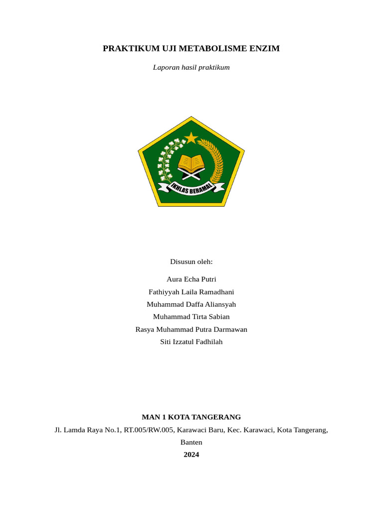 Praktikum Uji Enzim | PDF