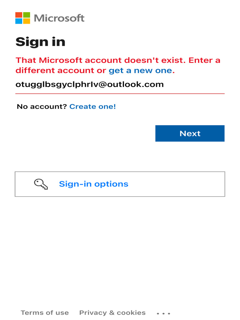 Microsoft Account Sign-In Help | PDF