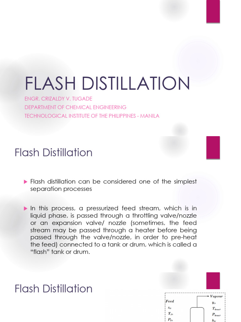 Flash Distillation (2021) | PDF | Distillation | Continuum Mechanics