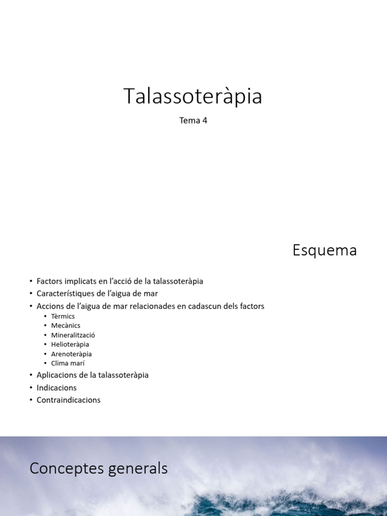 RA2-4 Talassoteràpia | PDF