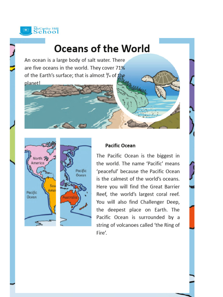 Summary Notes - Oceans. | PDF