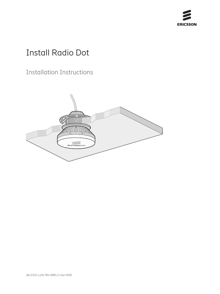 Install Radio Dot | PDF | Electrical Connector | Ceiling