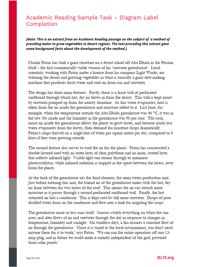 Ielts Academic Reading Sample Tasks 2023 | PDF