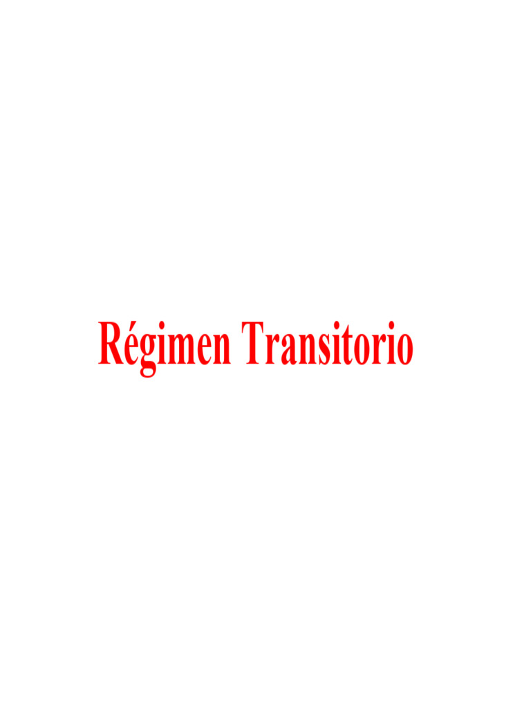 Análisis del Régimen Transitorio en Circuitos | PDF | Ecuaciones ...