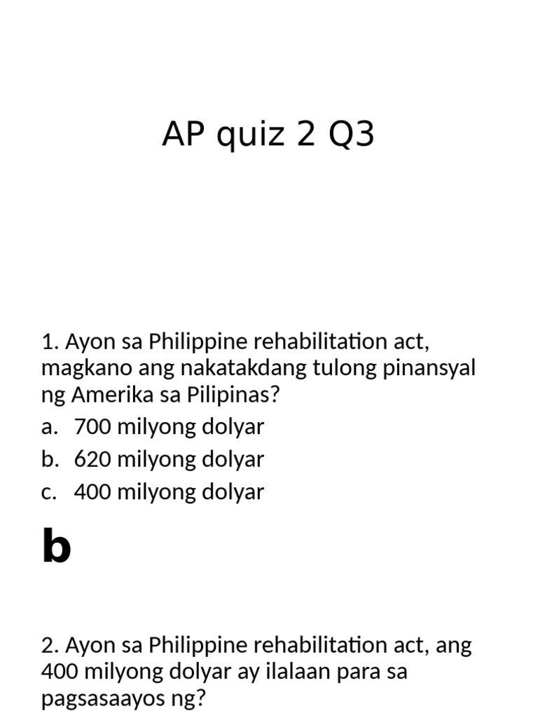 AP Quiz 2 Q3 | PDF