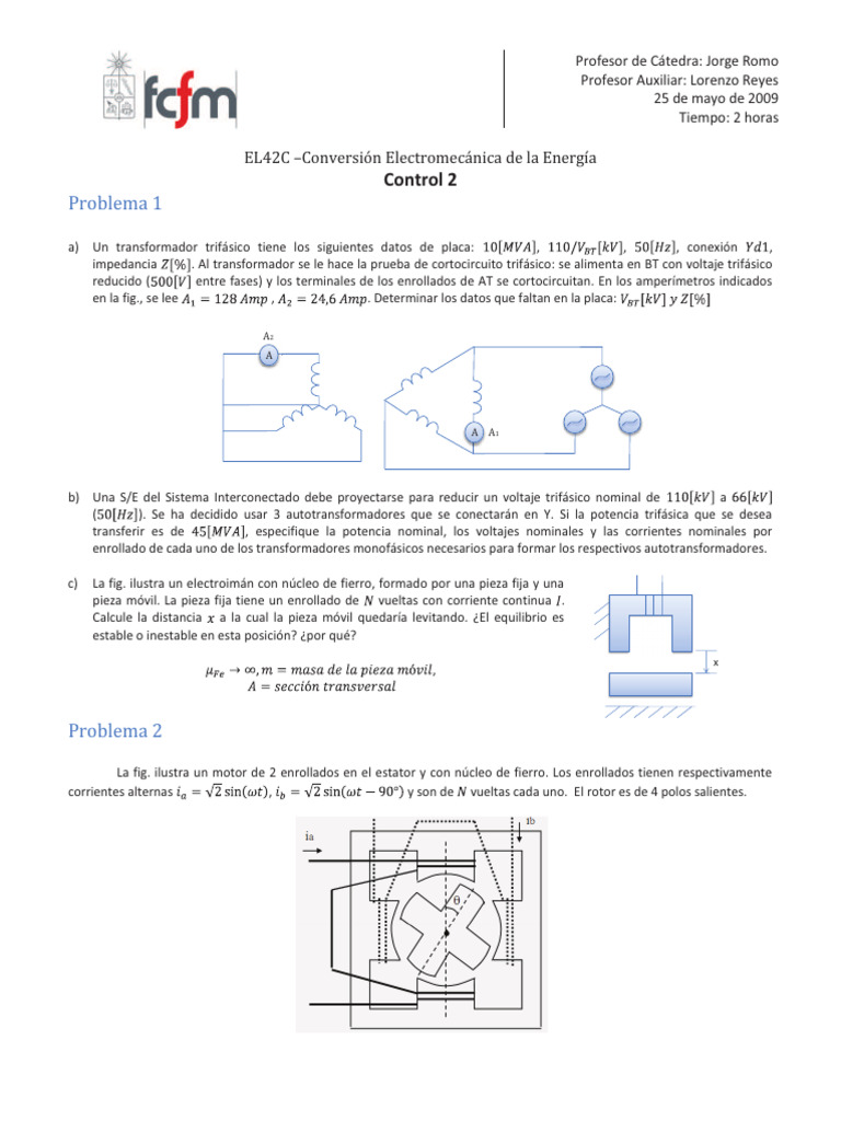 2009 - Jorge Romo - Otoño - Pauta Completa | PDF | Energia electrica ...