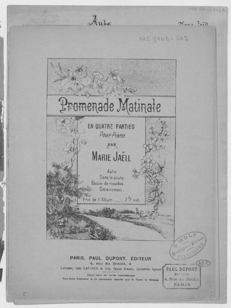 Jaelle Marie-Promenade - Matinale - PF | PDF