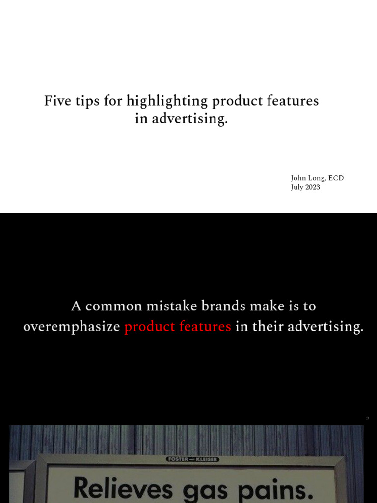 Tips for Highlighting Product Features | PDF | Mp3 | Apple Inc.