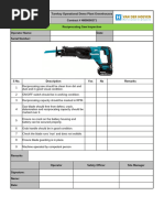 Interlocking Guarding Audit Checklist | PDF | Switch | Tools